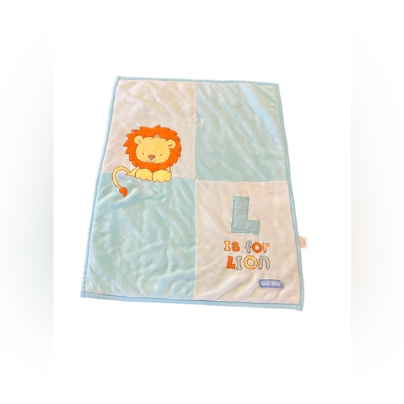 Bedding | The World Of Baby Mink L Is For Lion Baby Blanket | Poshmark